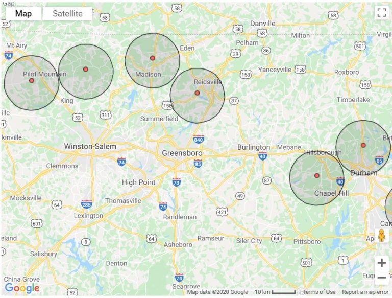 6 count NABA map – Backyard Butterflies